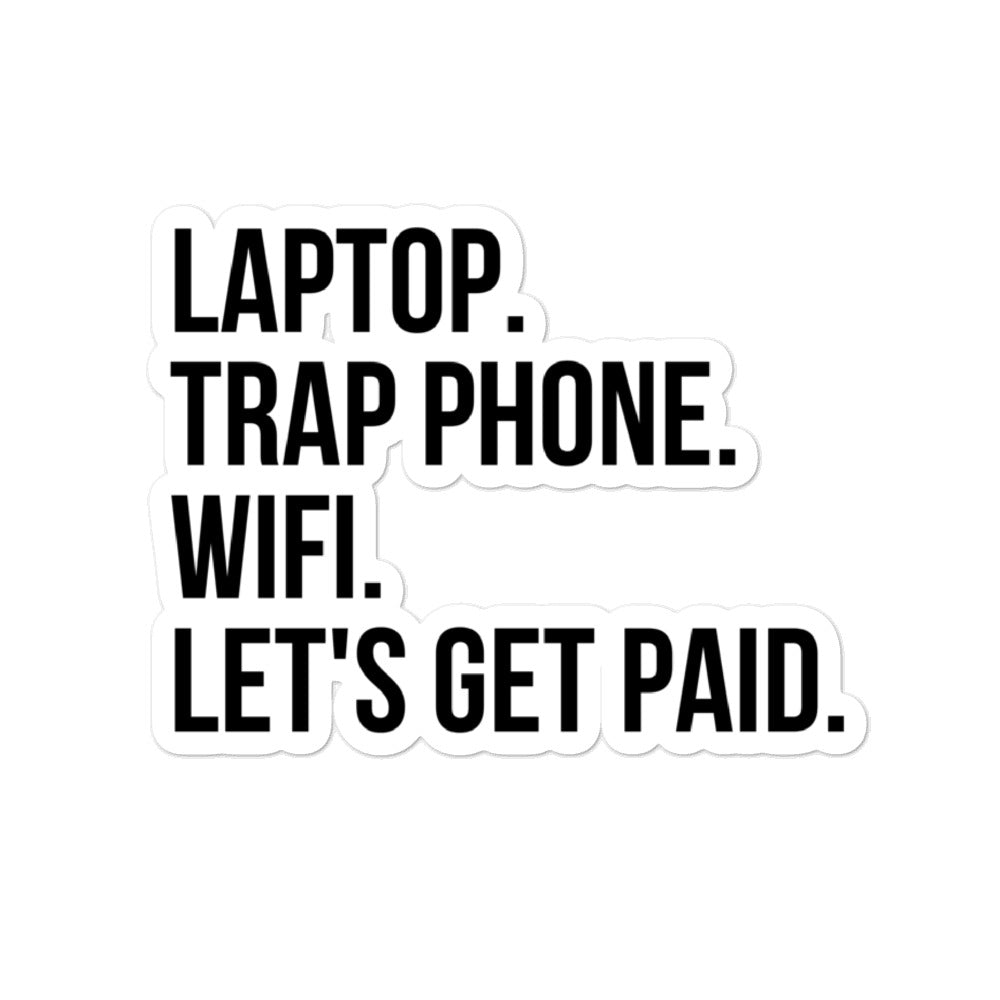 Get Paid - Sticker – Bosses Anonymous